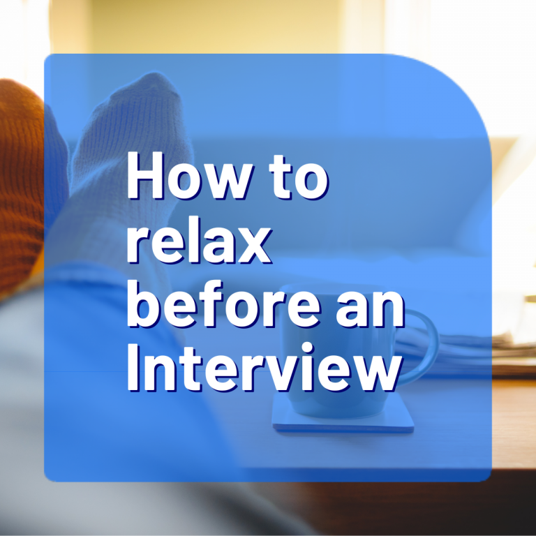 How to relax before an Interview | Scottish Career Advice | s1jobs